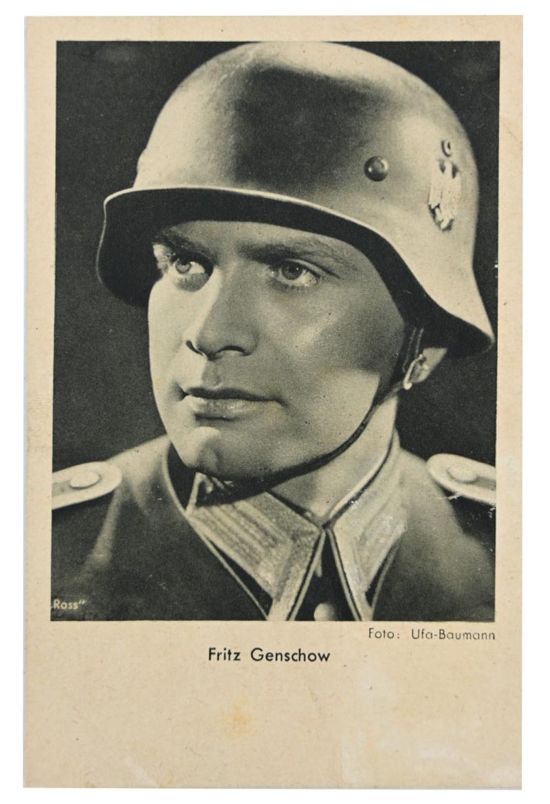 WorldWarCollectibles German WH Portrait Picture Fritz Genschow 