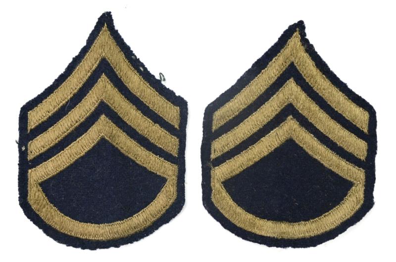 WorldWarCollectibles US WW2 Sergeant Chevron Set