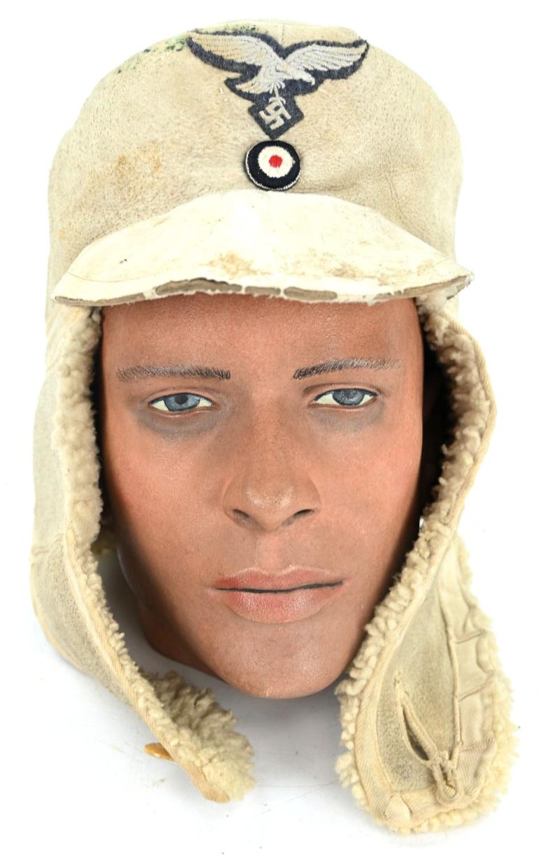 WorldWarCollectibles German LW Winter Fur Cap WorldWarCollectibles German LW Winter Fur Cap